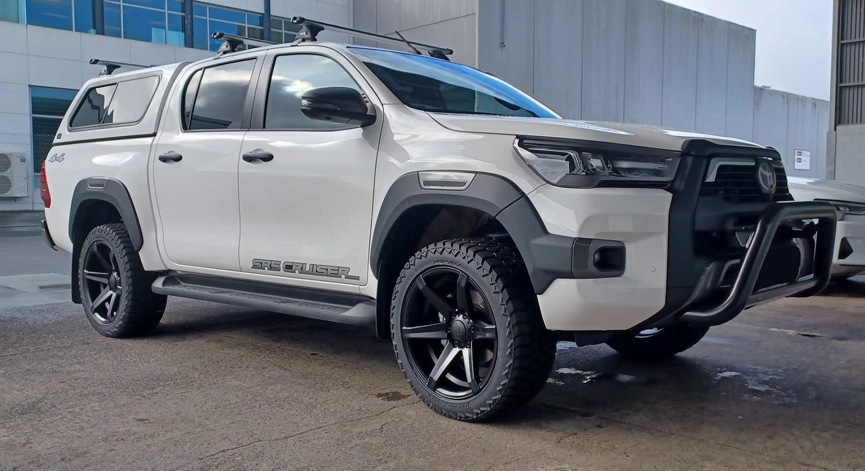 Toyota SR5 Hilux on Covert RV2 with AMP Tyres – BG Marketing