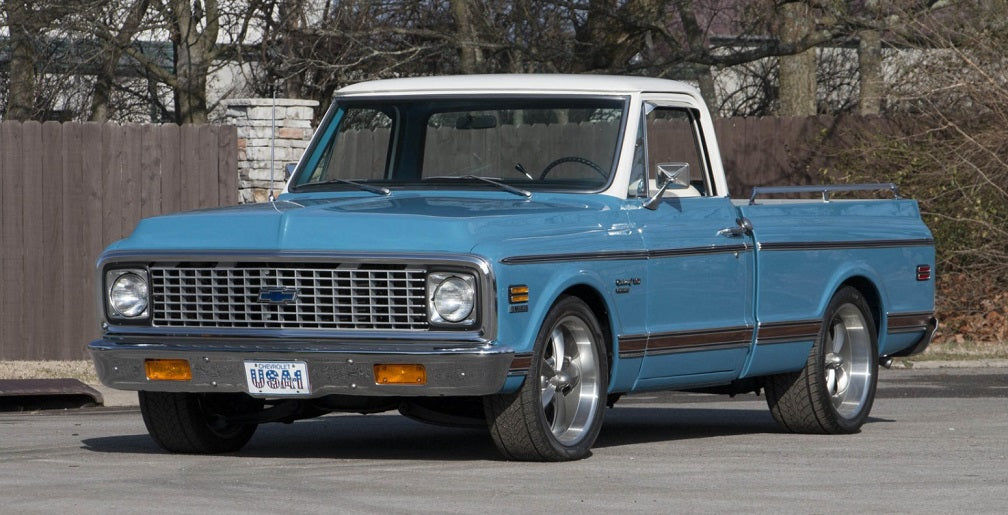 Chevrolet C10 on 20" Staggered Ridler R695 – BG Marketing