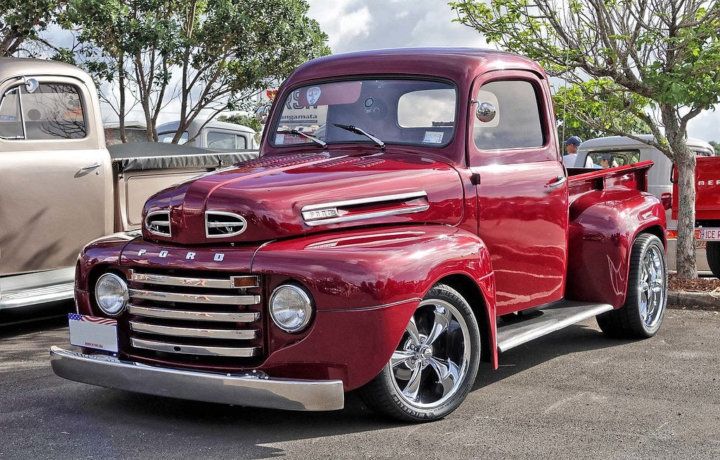 Ford F-100 Bonus (1949) on Ridler R695 – BG Marketing