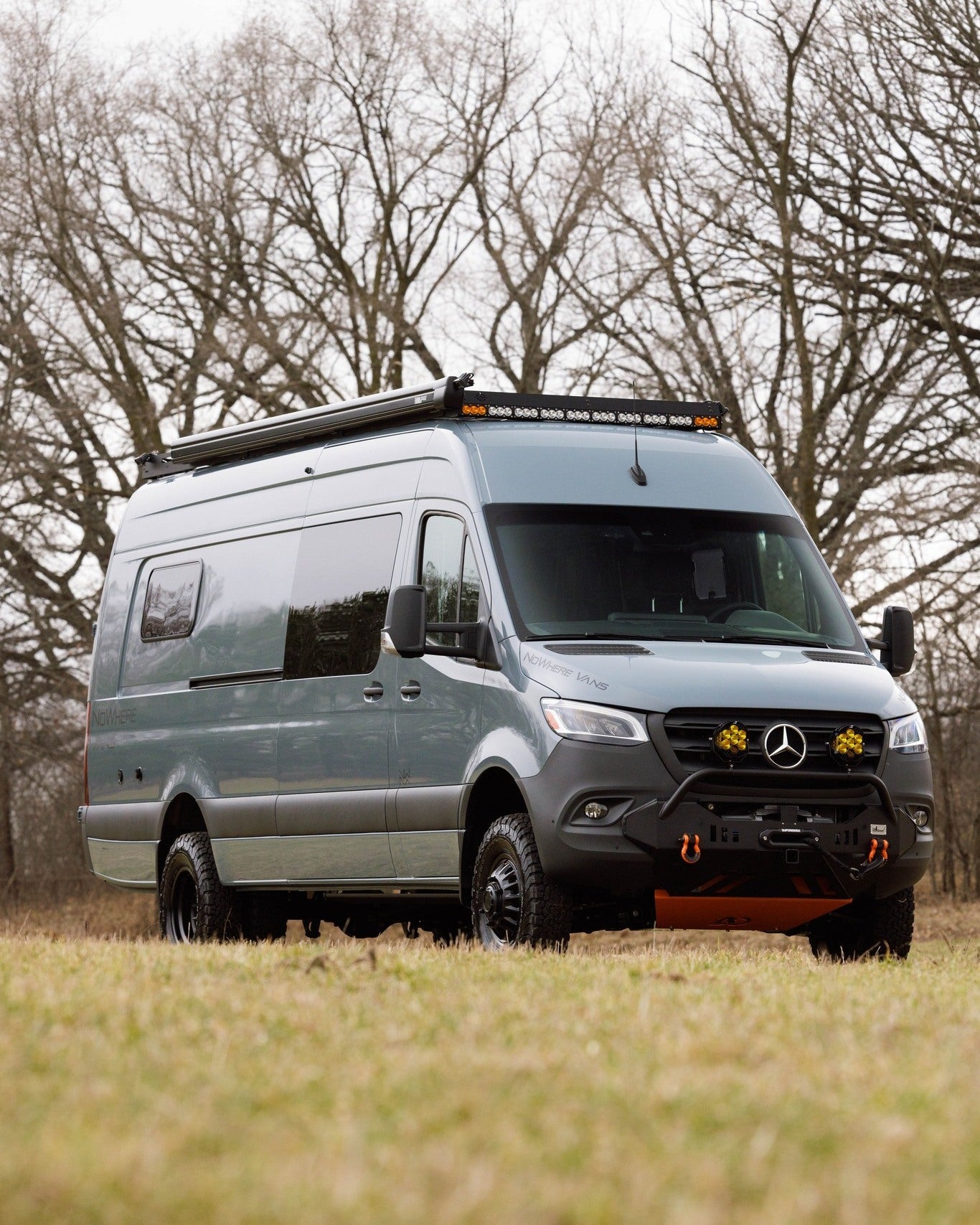 Mercedes Benz Sprinter on Black Rhino Aliso Dually – BG Marketing