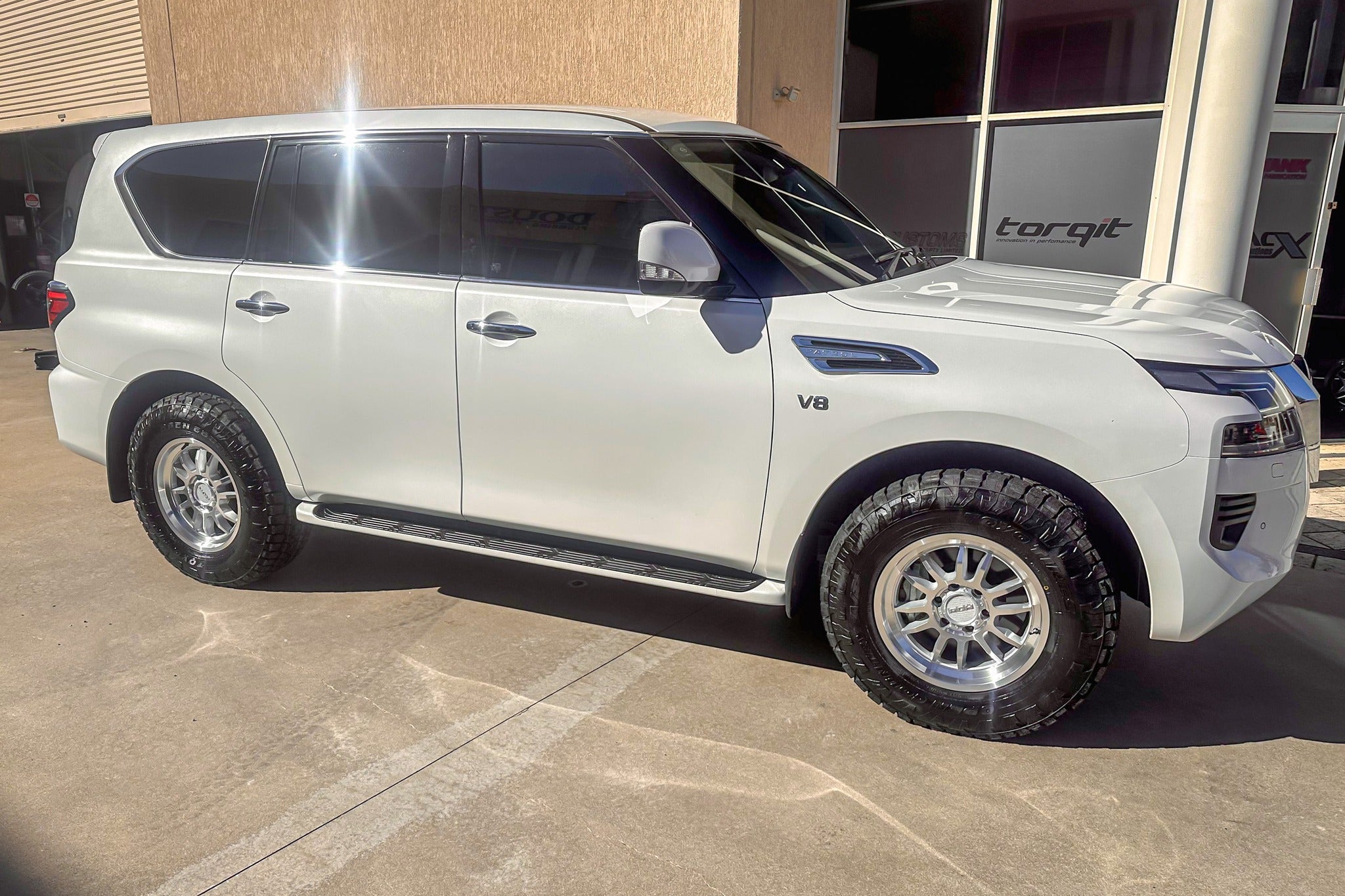 Nissan Patrol Y62 (2023) on ROH Arc – BG Marketing