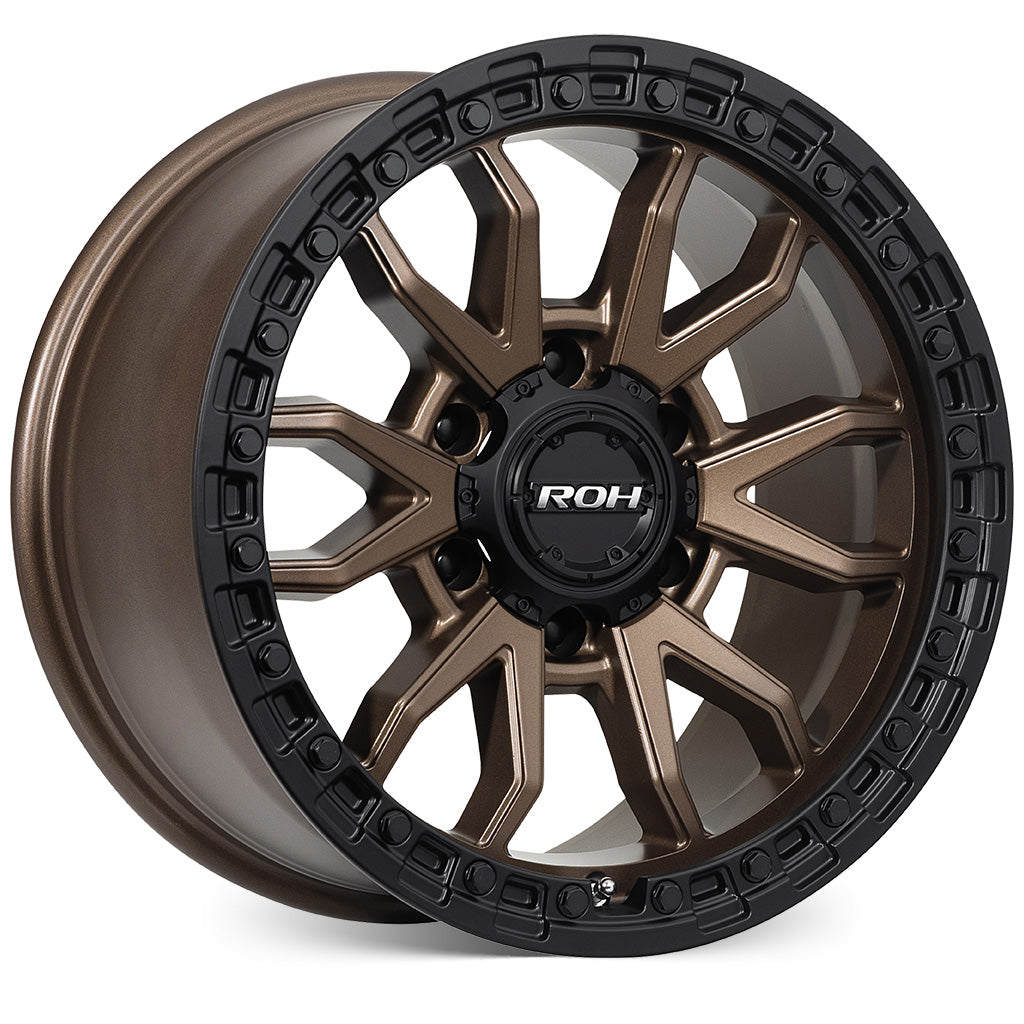 ROH Alloy Wheels RAID Matt Bronze w/Matt Black Lip – BG Marketing