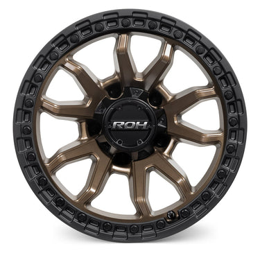 ROH Alloy Wheels RAID 5 Matt Bronze w/Matt Black Lip – BG Marketing