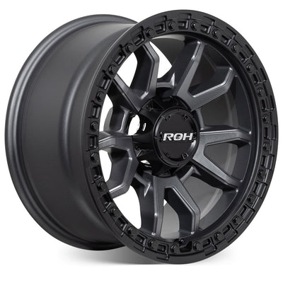 ROH Alloy Wheels RAID 5 Matt Gunmetal w/Matt Black Rim Edge – BG Marketing
